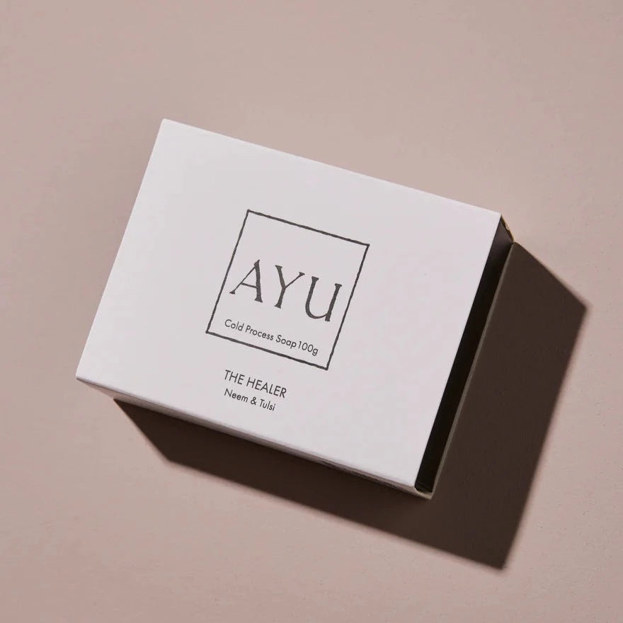 AYU - COLD PROCESS SOAP - THE HEALER - NEEM & TULSI – Ink & Feathers
